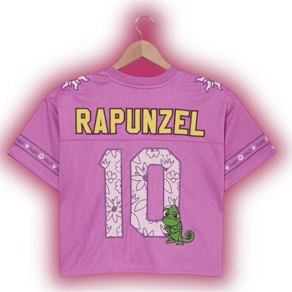 Disney | Tops | Disney Tangled Princess Rapunzel Womens Cropped ...